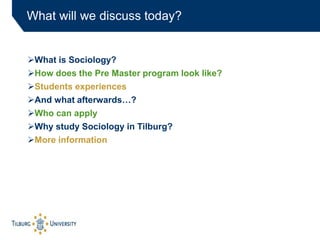 Premaster sociology 10 11-2016 final | PPT