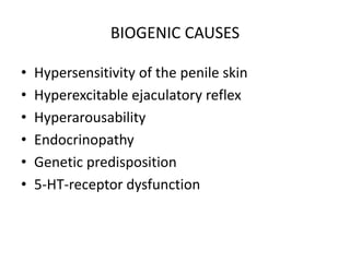 Premature ejaculation (pme) | PPT