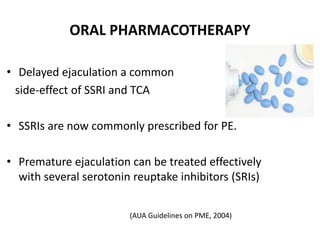 Premature ejaculation (pme) | PPT