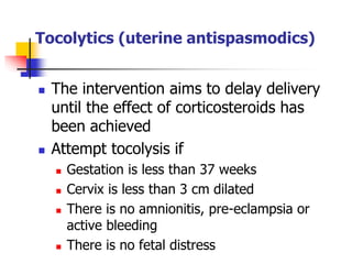 Premature Labor in maternal health nursing.ppt