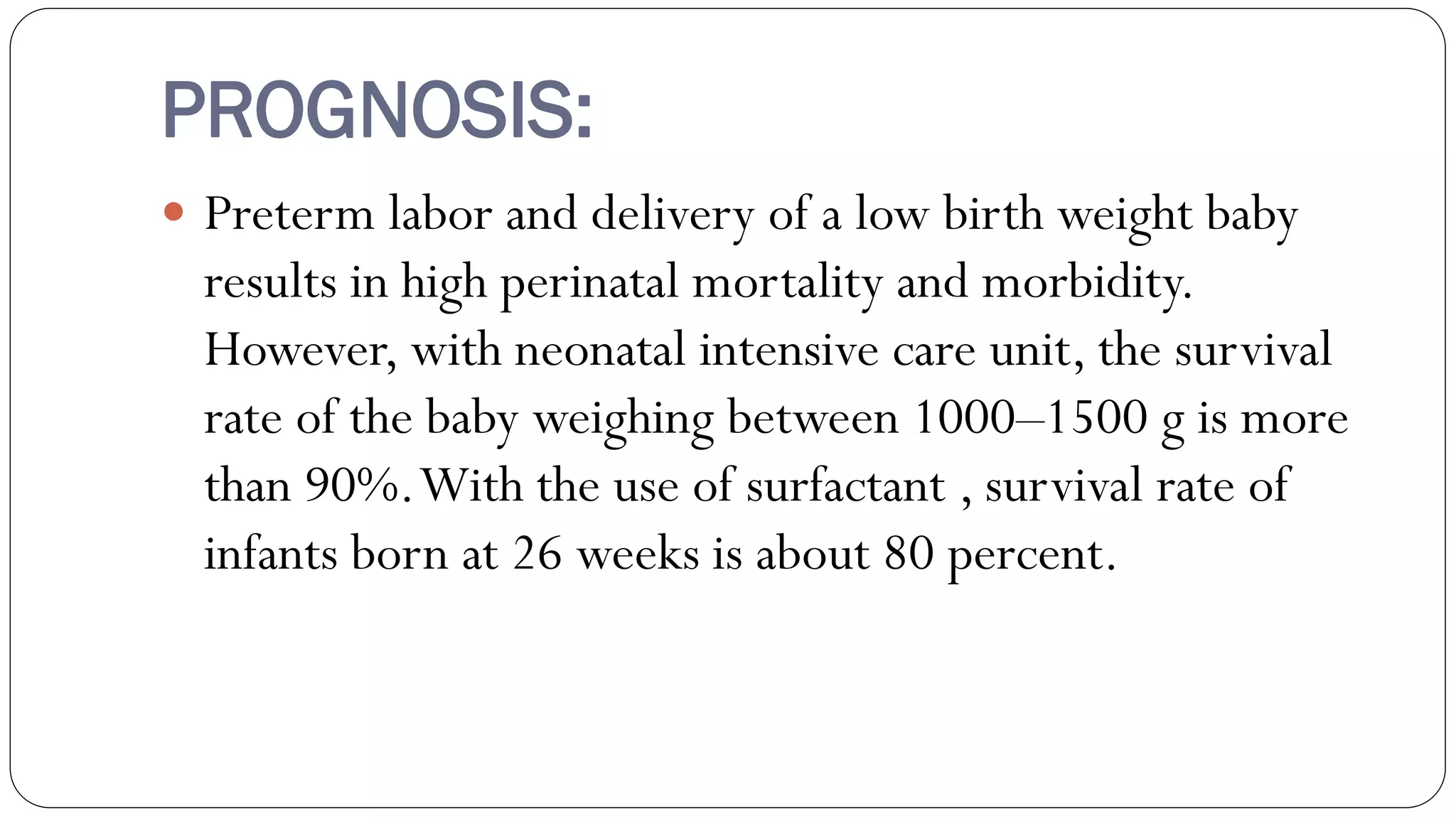 Premature labour ppt | PDF