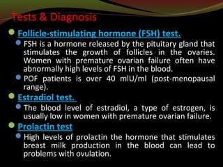 Premature ovarian failure | PPT