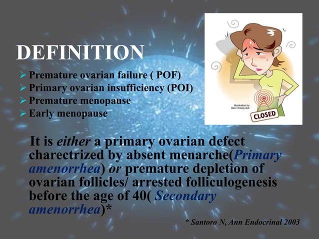 Premature Ovarian Failure | PPTX