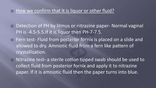 Premature rupture of membrane | PPTX