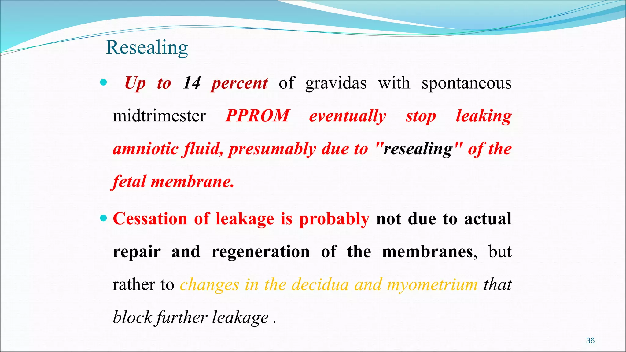 Premature rupture of membrane (PROM).pptx