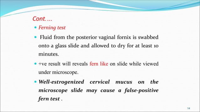 Premature rupture of membrane (PROM).pptx | Pregnancy | Reproductive Health
