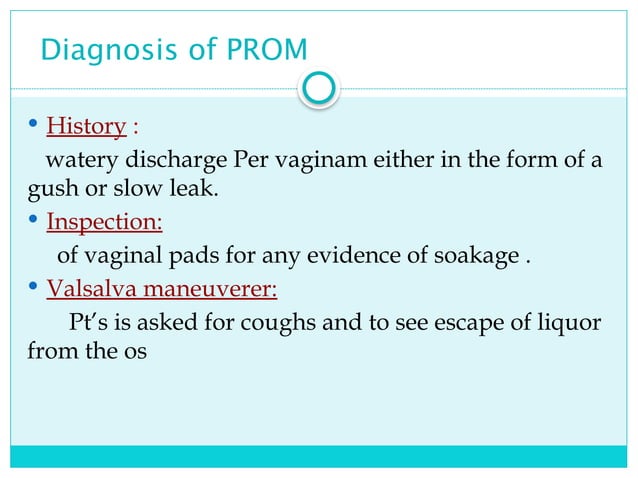 PREMATURE RUPTURE OF MEMBRANE(PROM) new.pptx