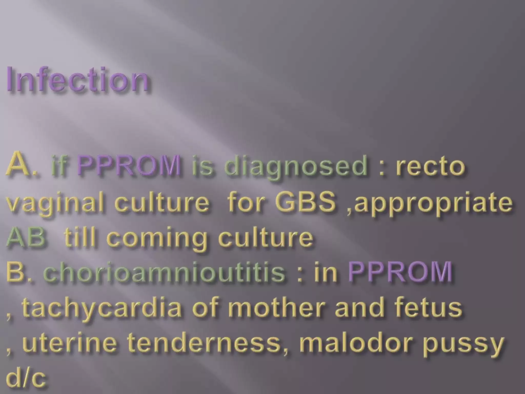 Premature Rupture Of Membranes | PPTX
