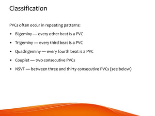 Pre mature ventricular complex | PPTX