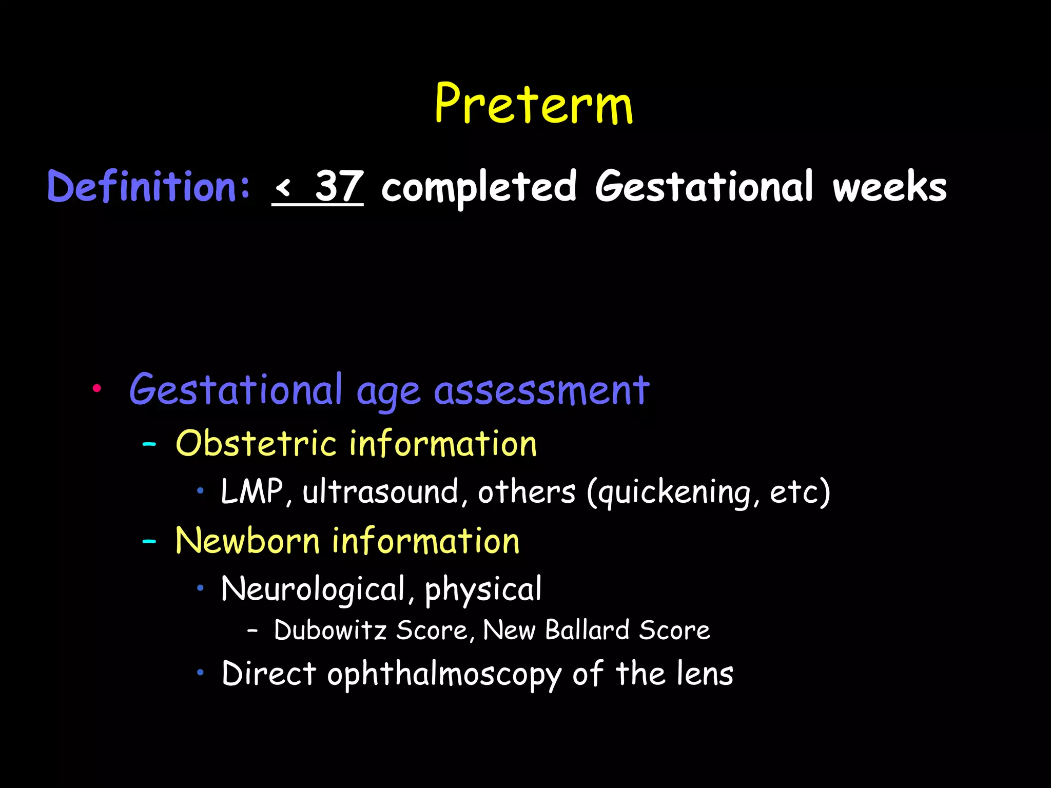 Prematurity | PPT