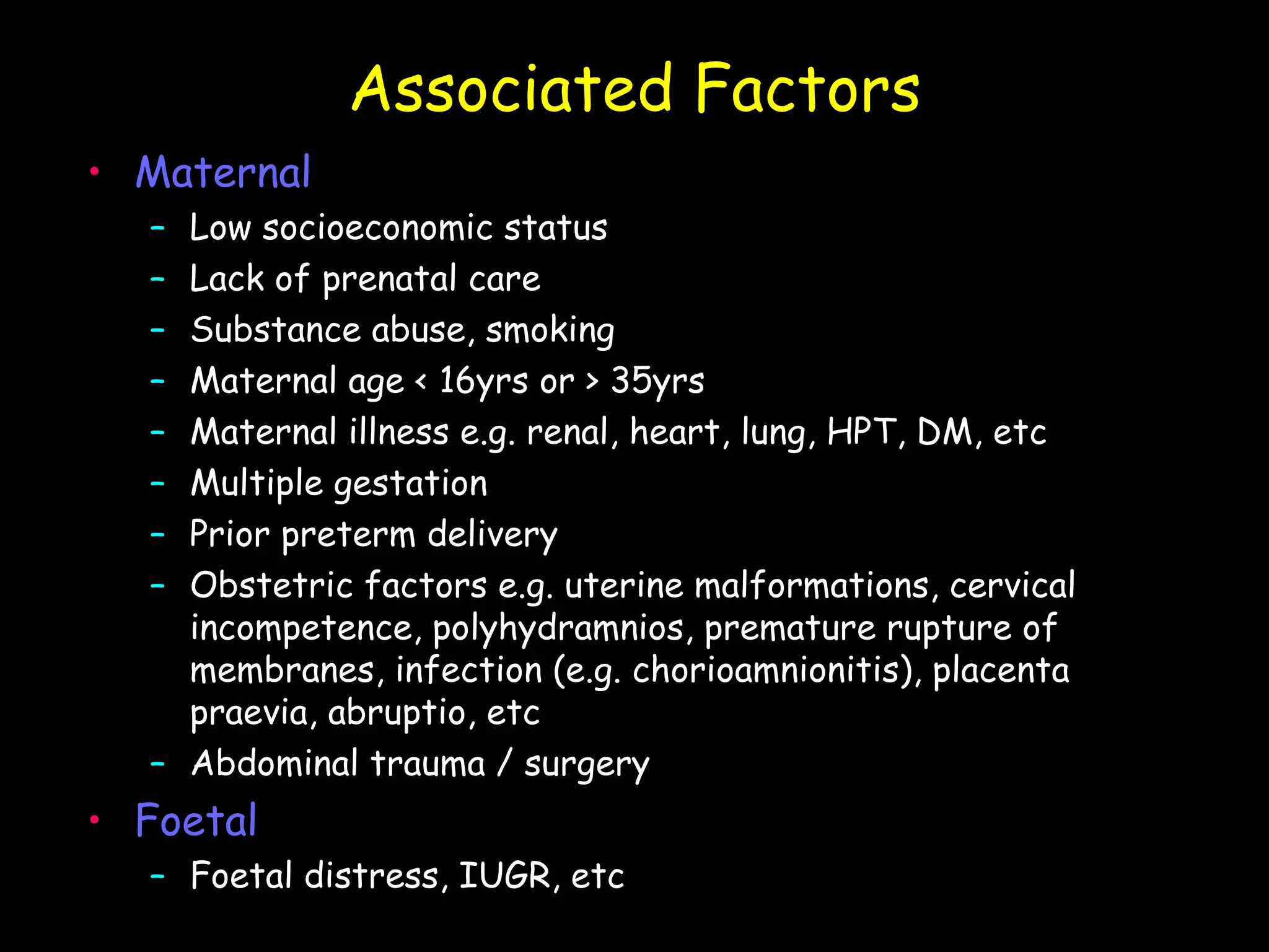 Prematurity | PPT