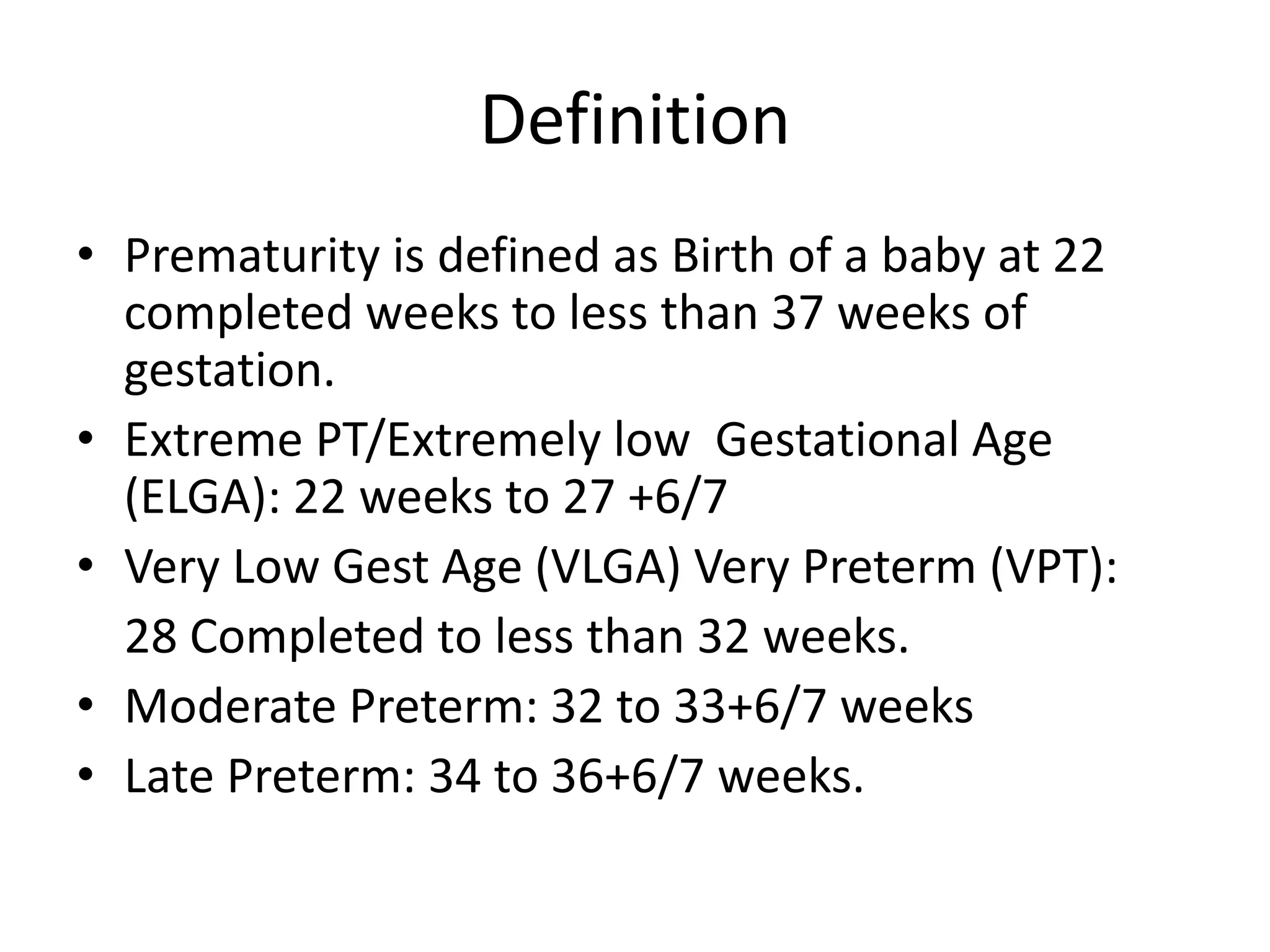 Prematurity | PPTX