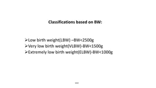 Prematurity and its complication | PPTX