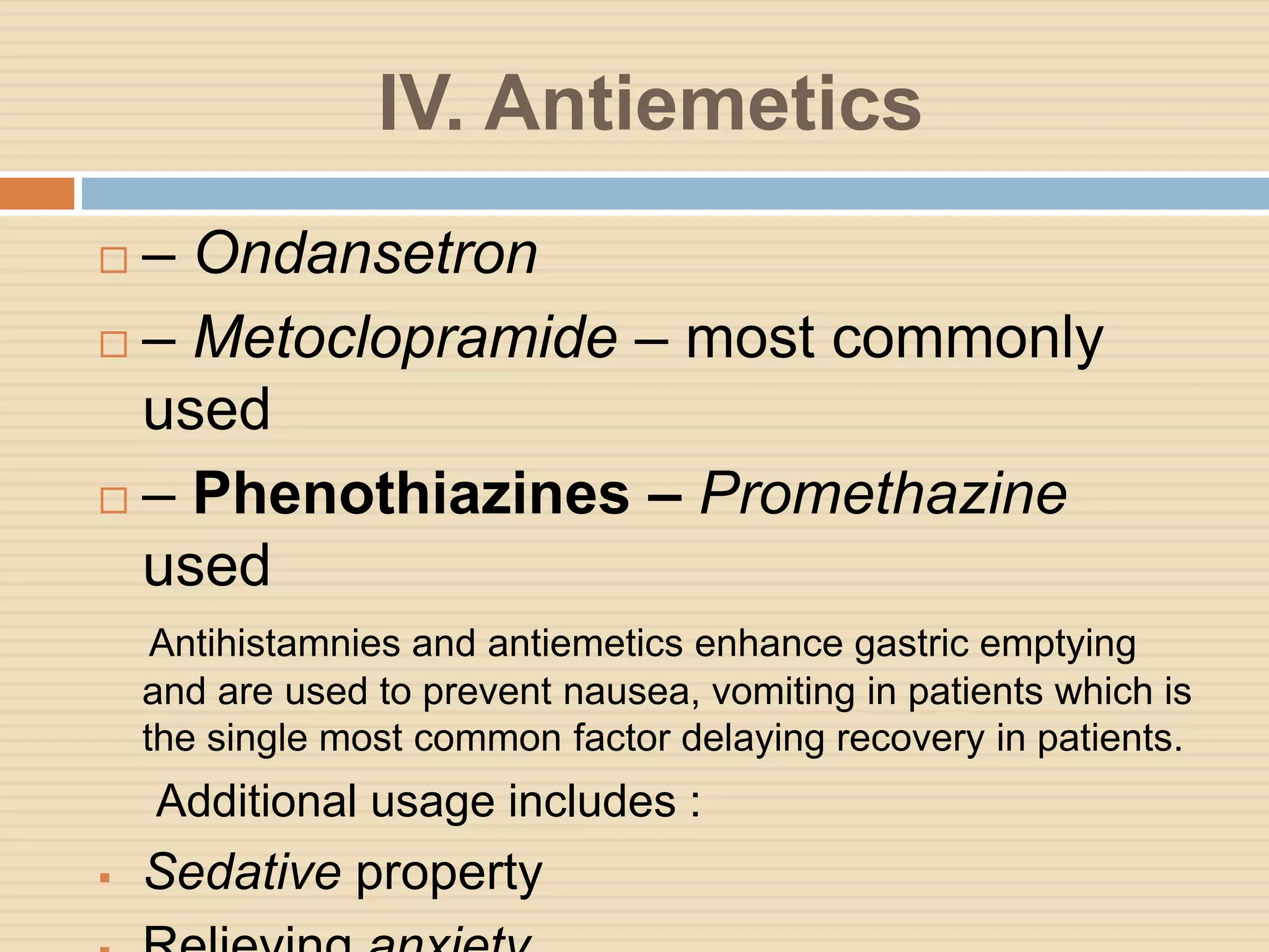 Premedicant drugs in Anesthesia | PPTX