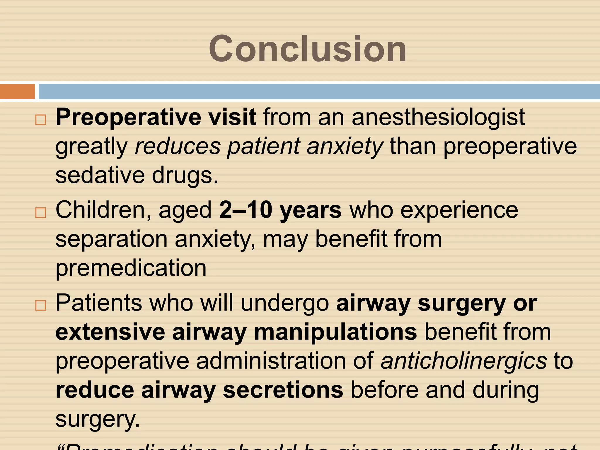 Premedicant drugs in Anesthesia | PPTX