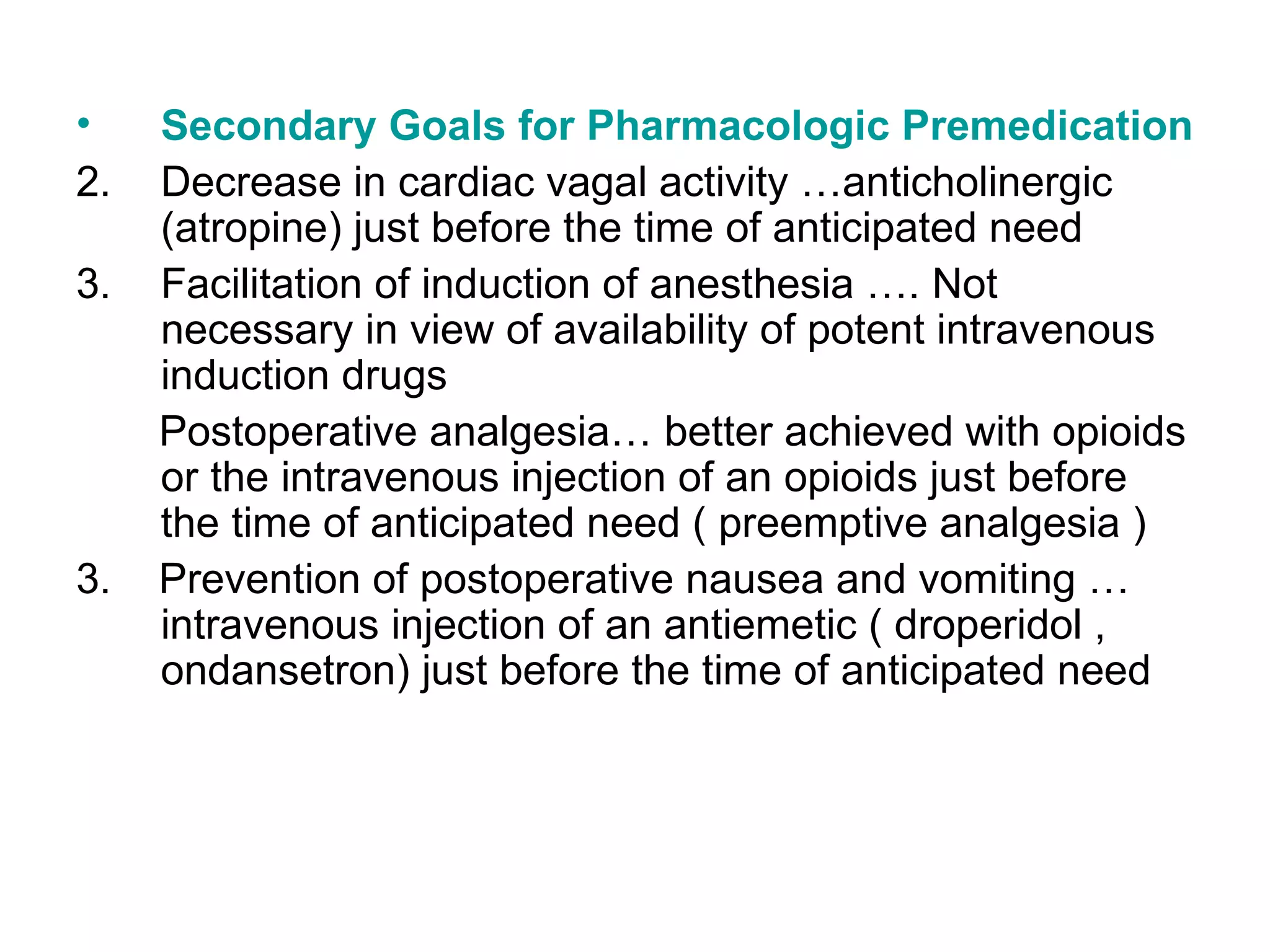 anaesthesia.Premedication.(dr.amer) | PPT