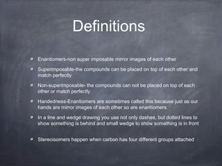 Pre med organic chemistry lab stereoisomerism renolyds 12th grade 2013 ...