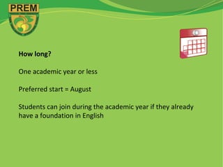 Prem english language continuum 18.3.16
