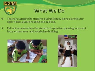 Prem english language continuum 18.3.16