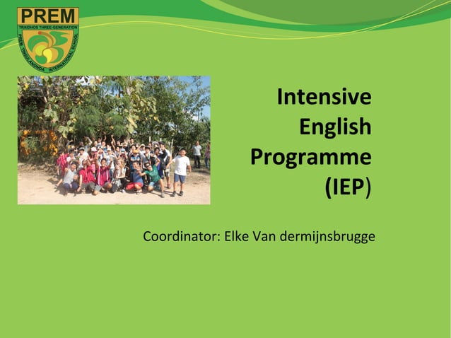 Prem english language continuum 18.3.16