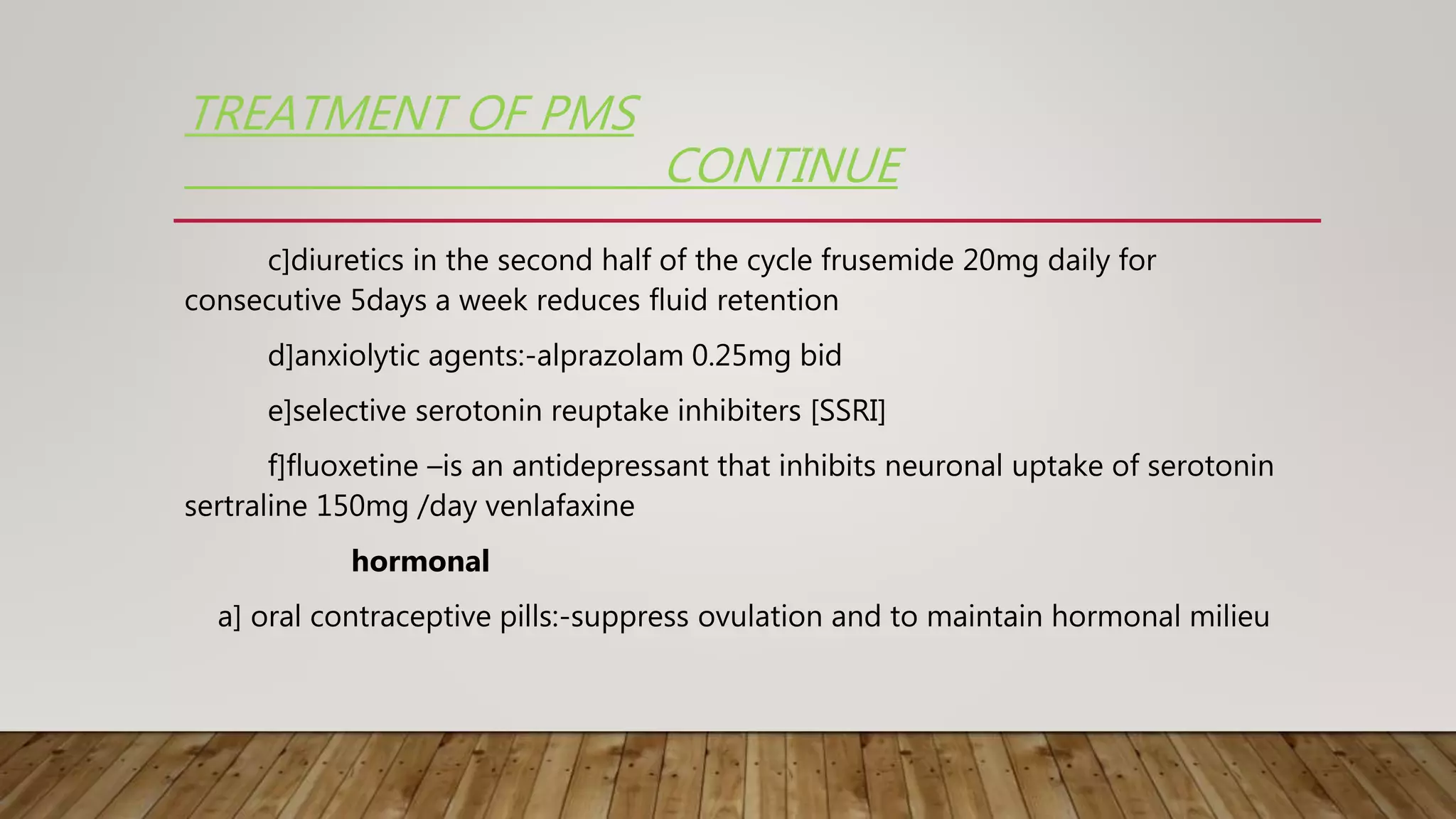 Premenstrual syndrome | PPTX