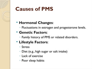 Premenstrual syndrome or symptoms...pptx