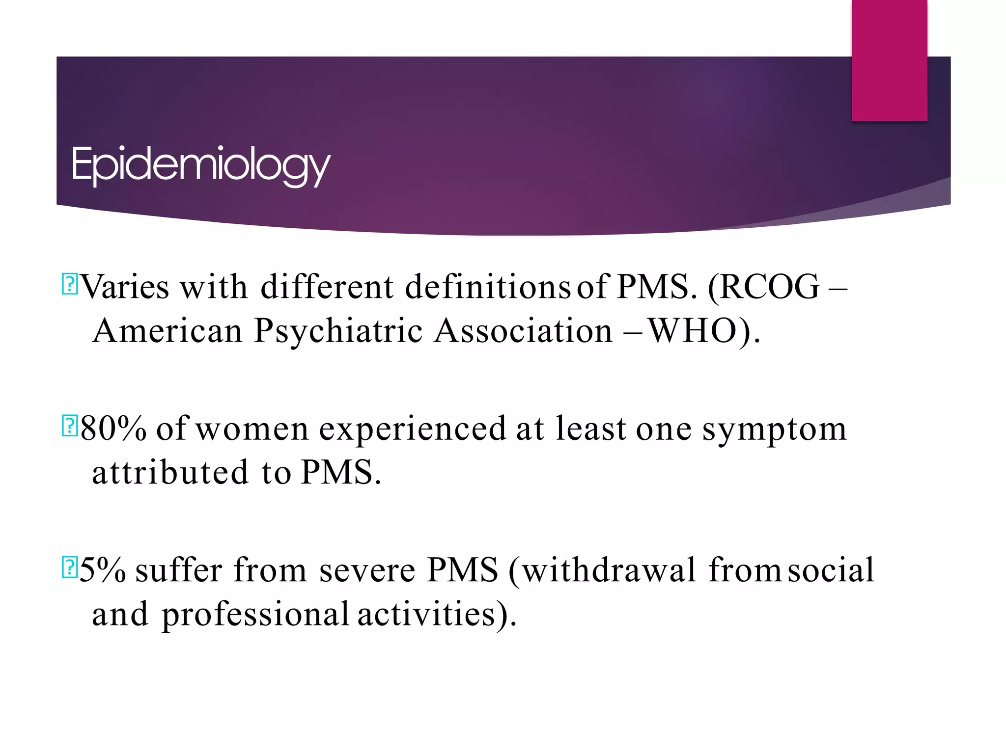Pre menstural syndrome.pdf | Reproductive Health | Diseases and Conditions
