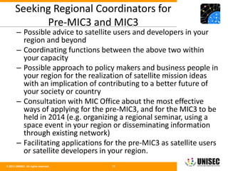 Pre-3rd Mission Idea Contest for micro/nano satellite utilization (Pre ...