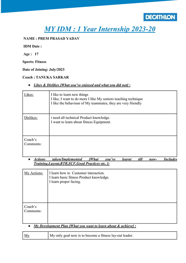 PREM IDM SHEET.docx