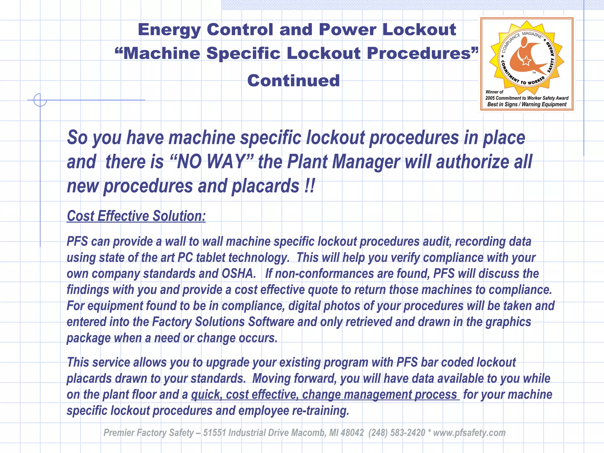 Premier Factory Safety | PPT