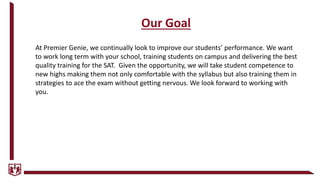 Premier genie sat program | PPT