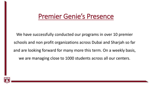 Premier genie sat program | PPT