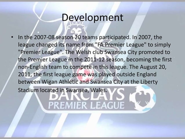 Premier league.. | PPTX