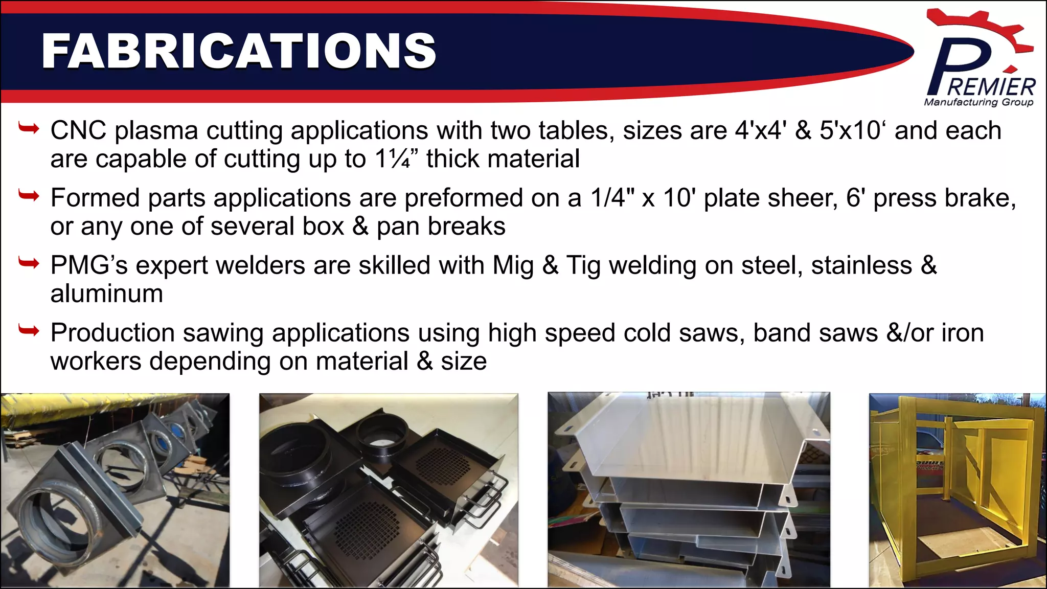 Premier Manufacturing Group Capabilities Overview | PDF