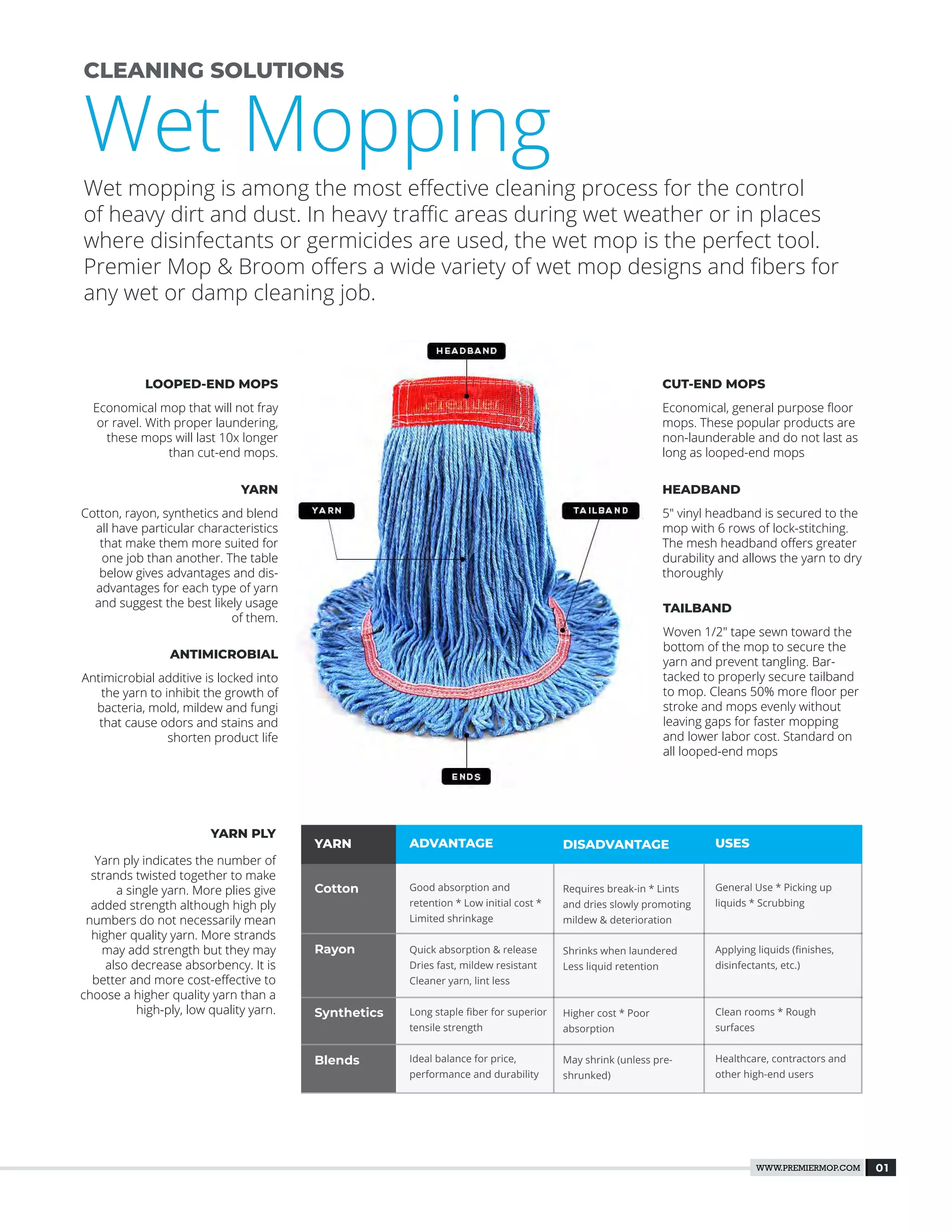 Premier mop broom catalog | PDF