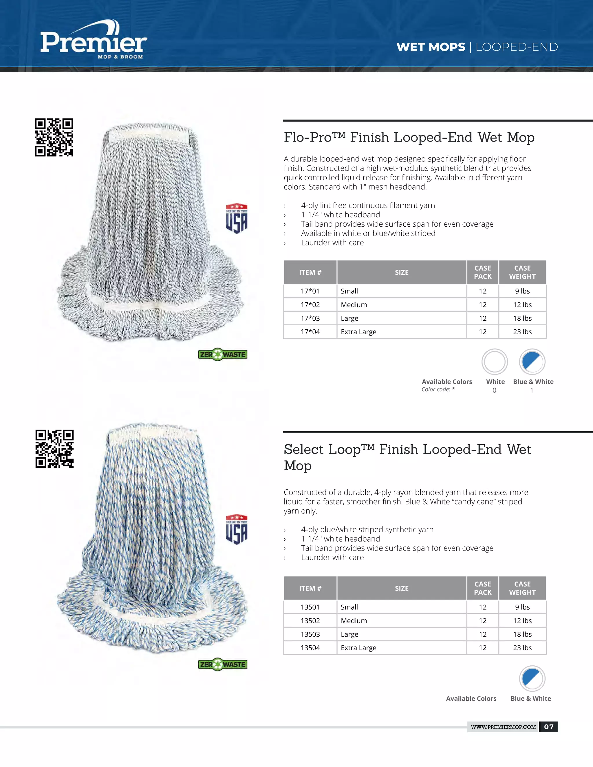 Premier mop broom catalog | PDF