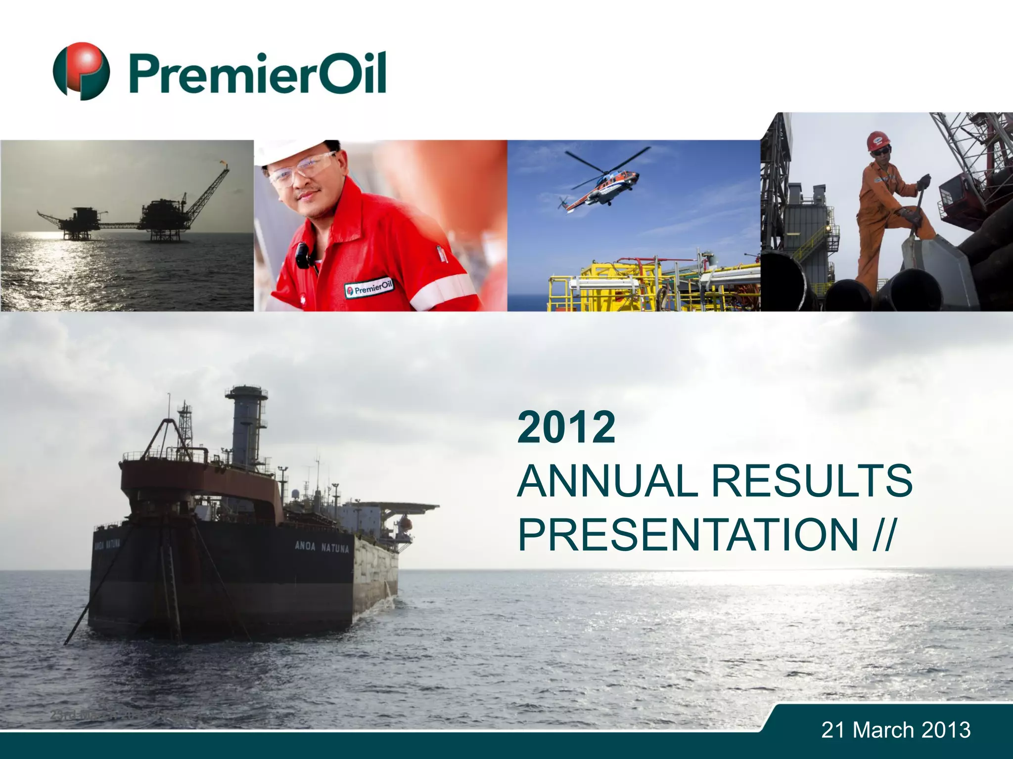 Premier oil13a pres | PDF