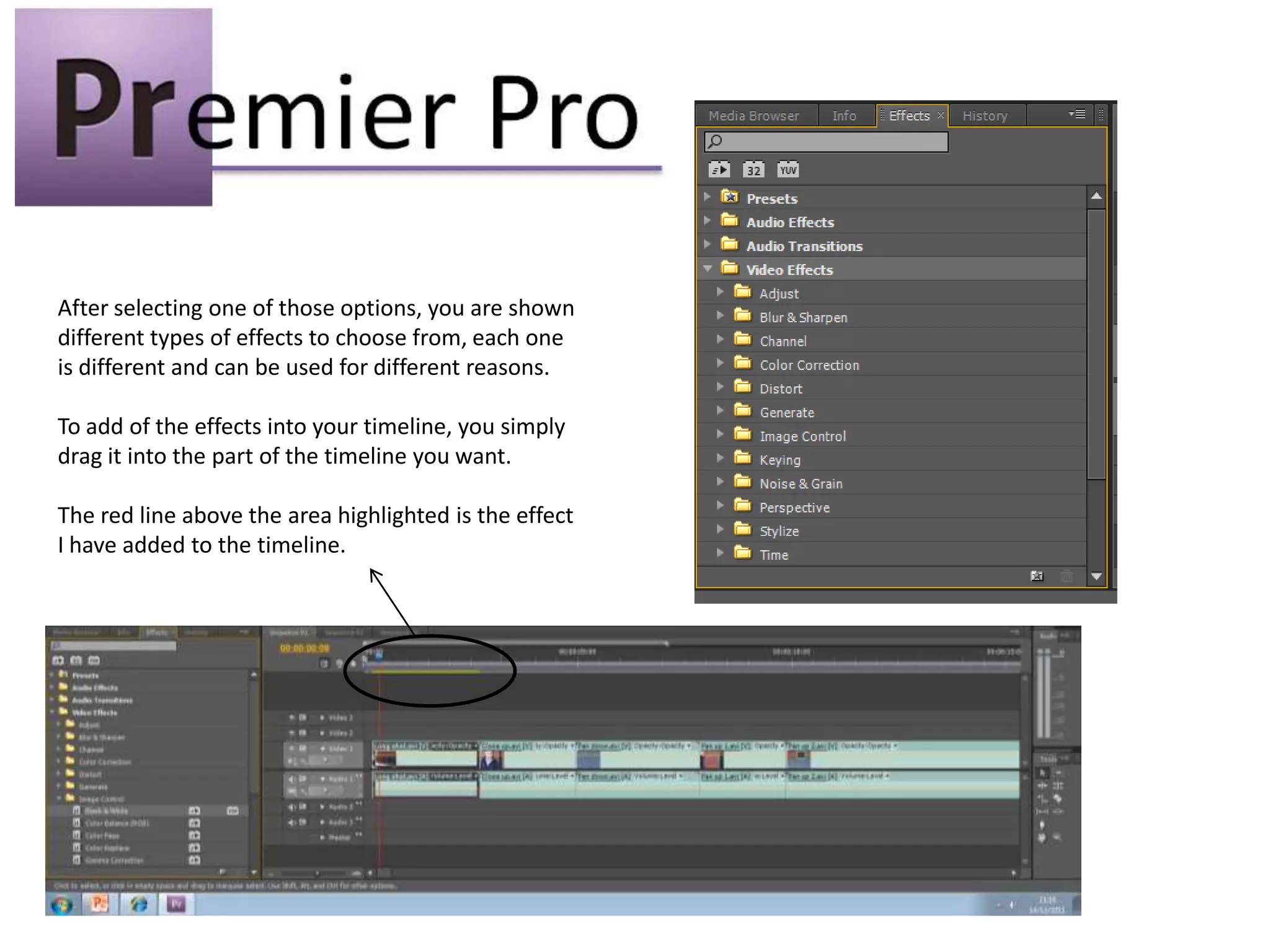 Premier Pro tutorial | PPTX | Photo Editing Software | Computer ...