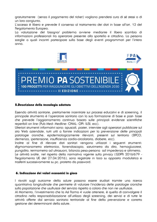 Premio pa sostenibile conad | PDF
