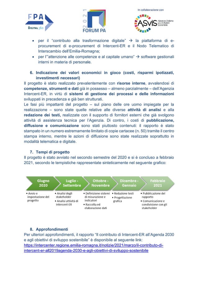Il contributo di Intercent-ER all'Agenda 2030 e agli obiettivi di ... Il contributo di Intercent-ER all'Agenda 2030 e agli obiettivi di ...