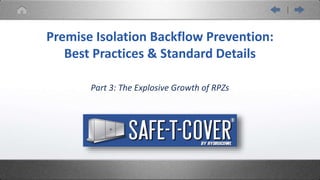 Backflow Best Practices and Standard Details: Part 3 | PPTX