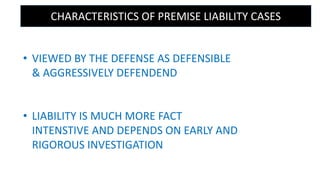 Evaluating & Handling Premise Liability and Injury Cases | PPTX ...