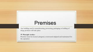 Premises Design Construction And Plant | PPTX
