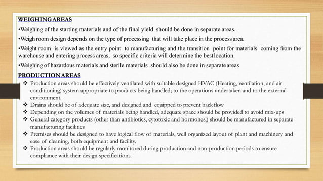 Premises Design Construction And Plant | PPTX | Manufacturing Industry ...