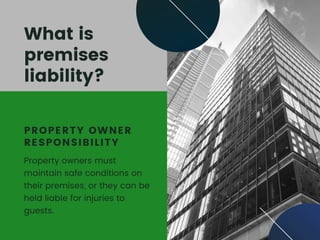 Premises Liability Essentials | PPT