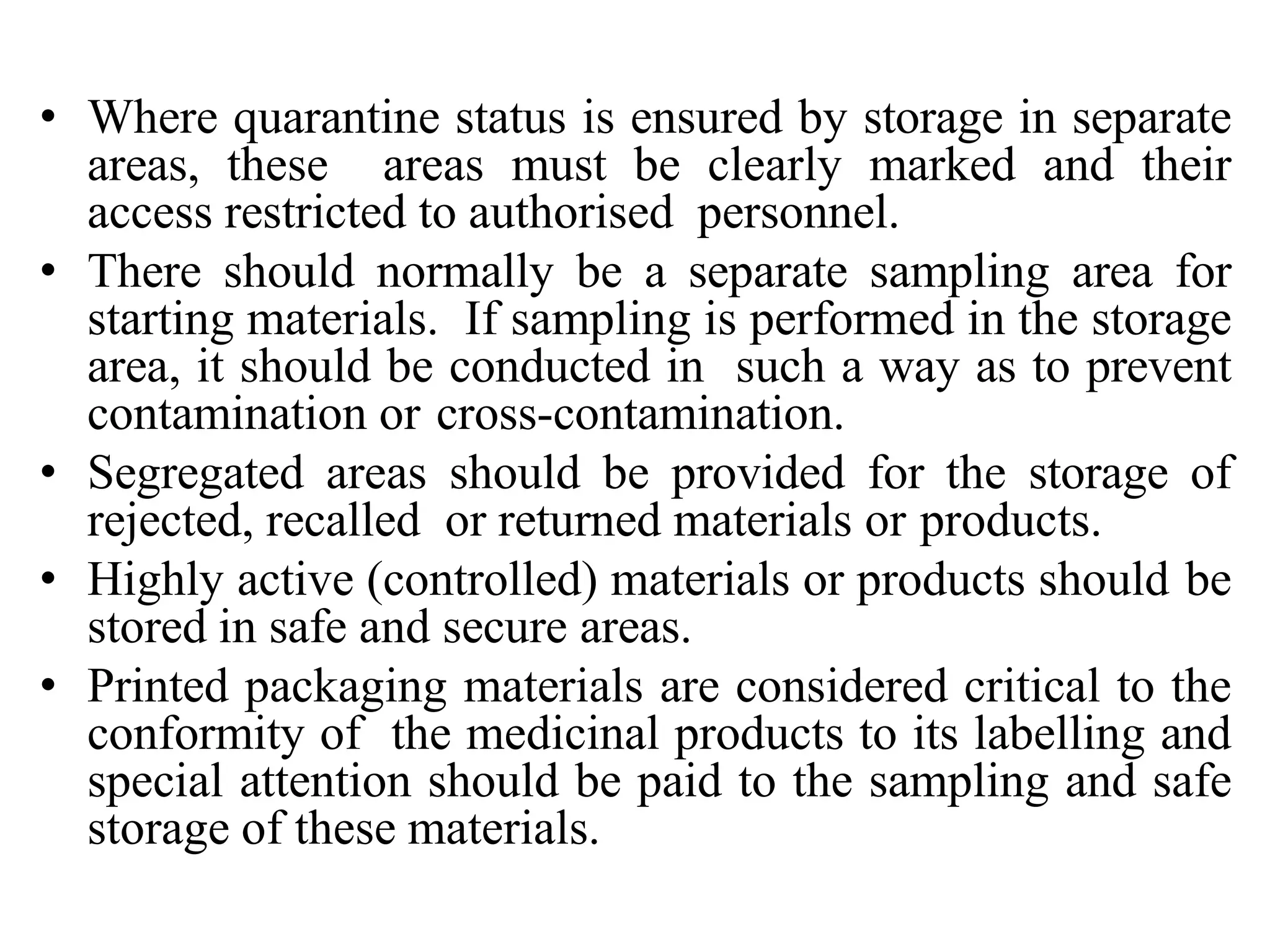 Premises - Part of Good Manufacturing Practices | PPTX
