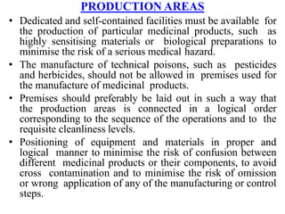 Premises - Part of Good Manufacturing Practices | PPTX