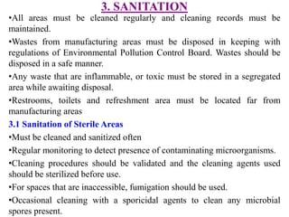 Premises - Part of Good Manufacturing Practices | PPTX