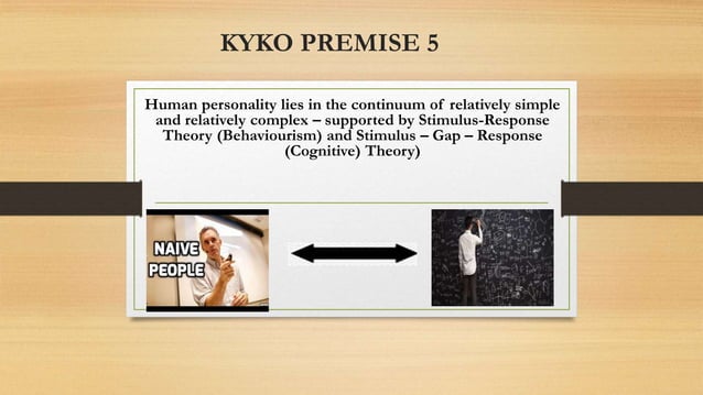 Premises and dimensions of kykology personality profiling | PPT