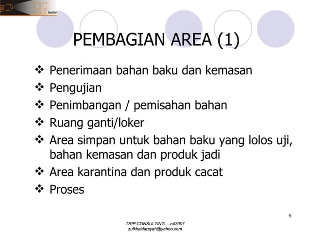 Premisies : GMP MODUL | PPT